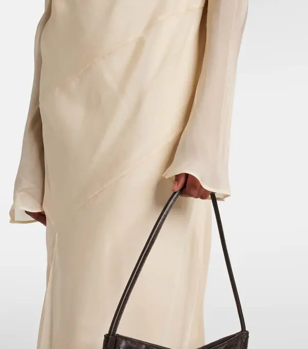 sir strobe silk chiffon maxi dress Rent SIR The Label Strobe Silk Chiffon Maxi Dress