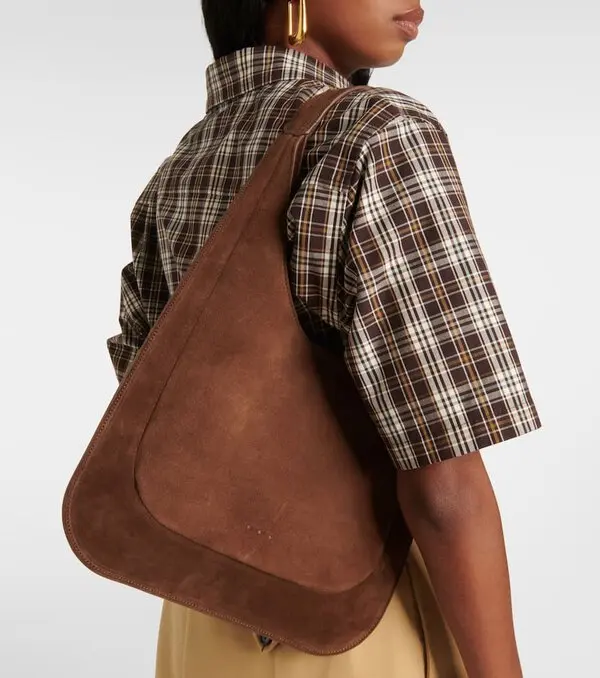 AESTHER EKME Midi Suede Shoulder Bag