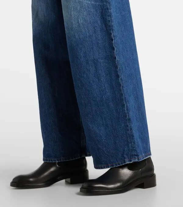Chloé Marcie Leather Chelsea Boots - Black