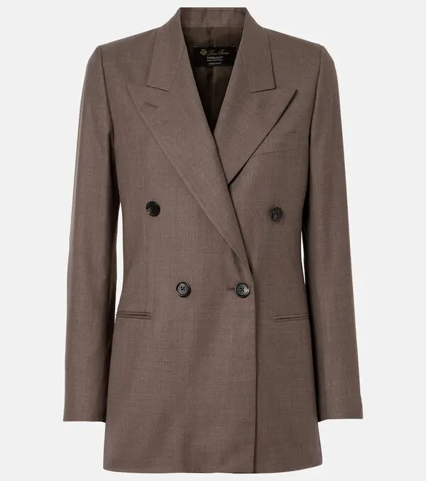 Loro Piana Aurora Virgin Wool Blazer - Brown
