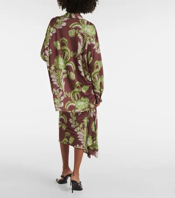 Etro Floral Oversized Shirt - Multicoloured