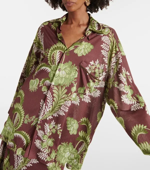 Etro Floral Oversized Shirt - Multicoloured