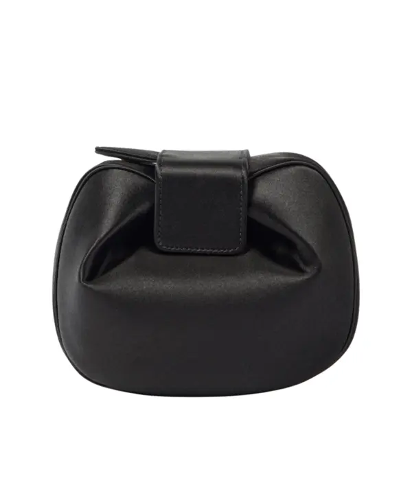 Gabriela Hearst Soft Demi Satin Clutch - Black