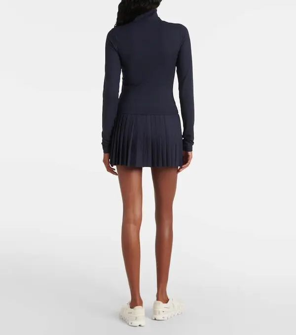 Tory Burch Cropped Jacquard Top - Blue