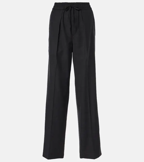 Isabel Marant Liska Checked Wool-blend Pants