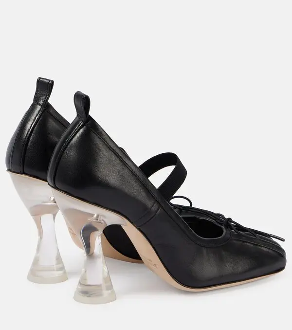 Simone Rocha Ballerina Leather Pumps