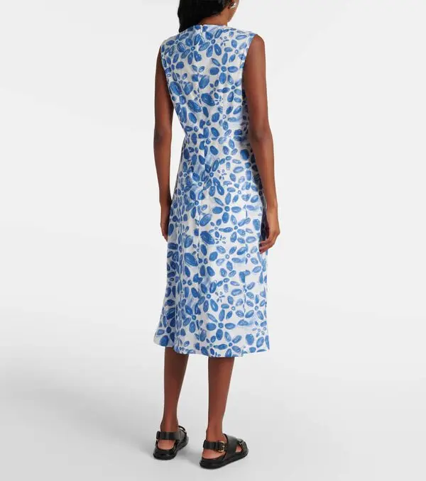 Marni Printed Cotton Midi Dress