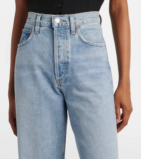 AGOLDE Kelly High-rise Straight Jeans - Blue