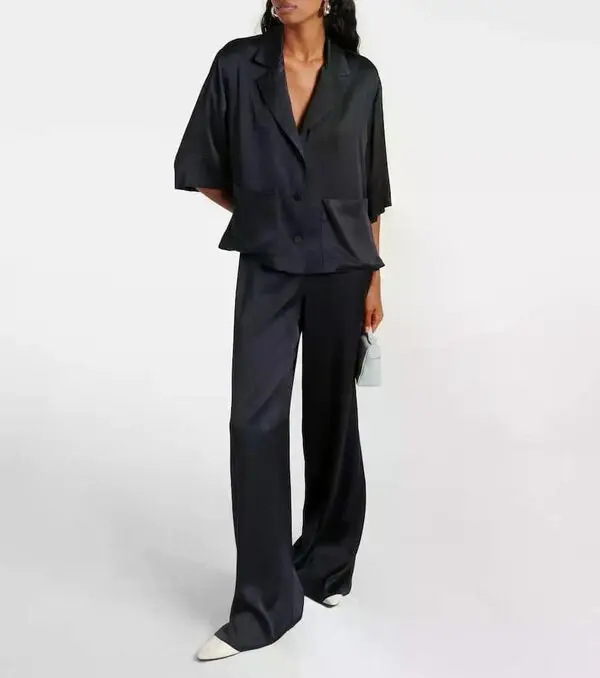 Loro Piana Dresden Wide-leg Pants - Blue