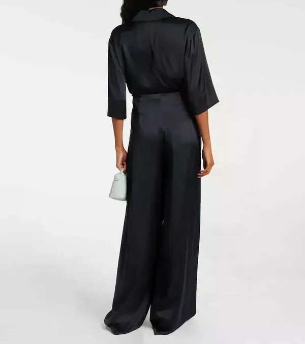 Loro Piana Dresden Wide-leg Pants - Blue