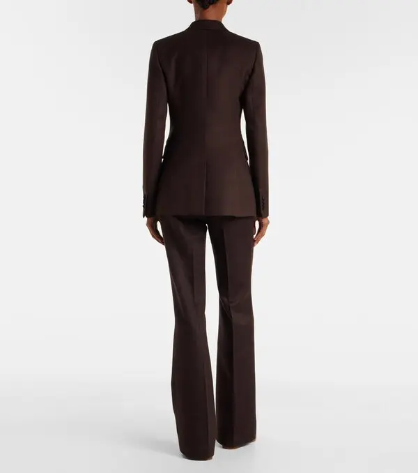 Gabriela Hearst Stephanie Silk Blazer - Brown