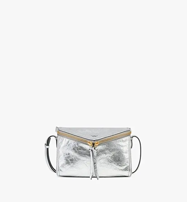 Mcm Diamant Shoulder Bag - Silver