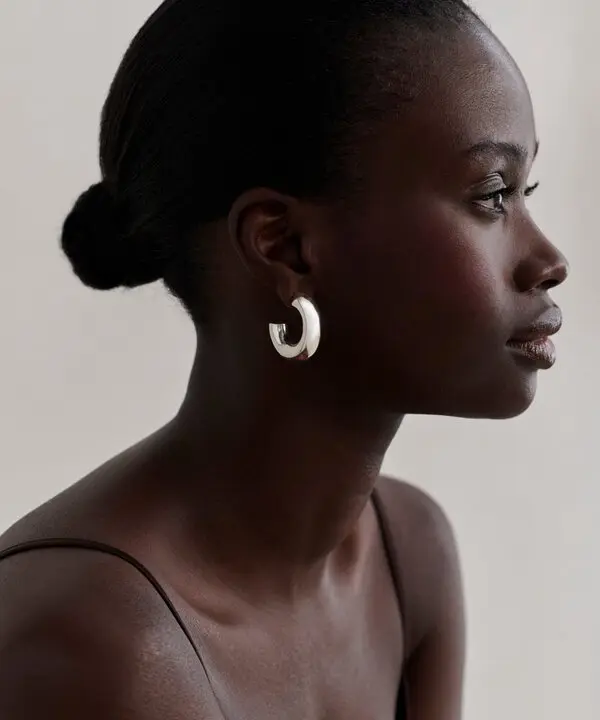 SOPHIE BUHAI Large Donut Hoop Earrings