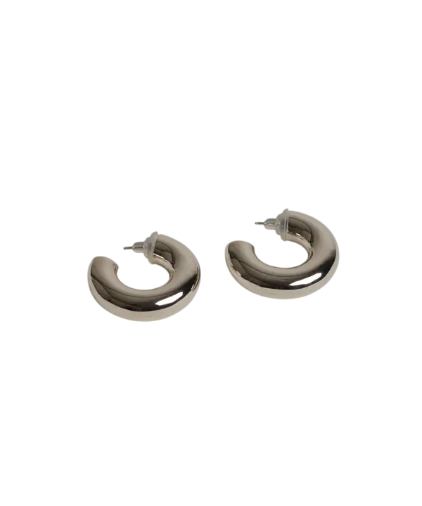 SOPHIE BUHAI Small Donut Hoop Earrings - Silver