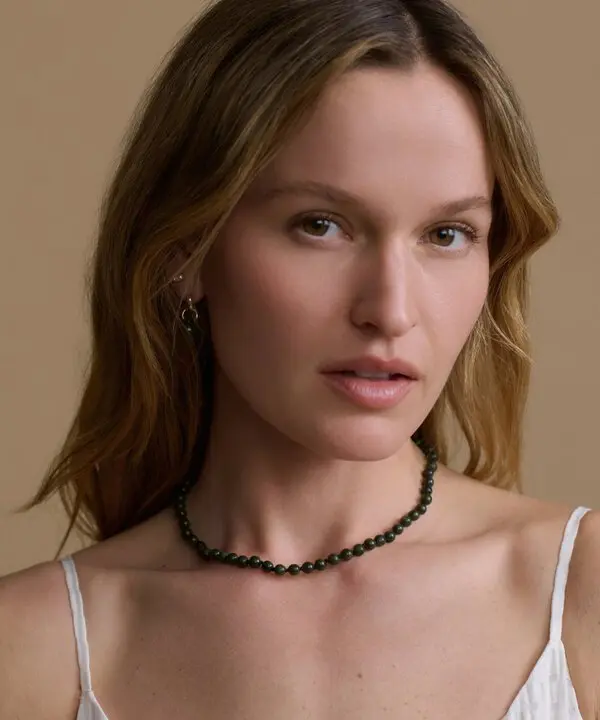 SOPHIE BUHAI Tiny Boule Jade Collar Necklace - Stone