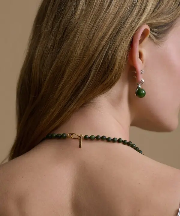 SOPHIE BUHAI Tiny Boule Jade Collar Necklace