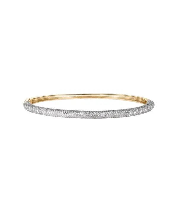 Ring Concierge Pavé Diamond Cloud Bangle - One-color
