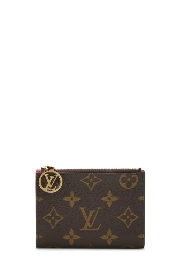 LOUIS VUITTON Purple Monogram Canvas Lisa Wallet - Pink