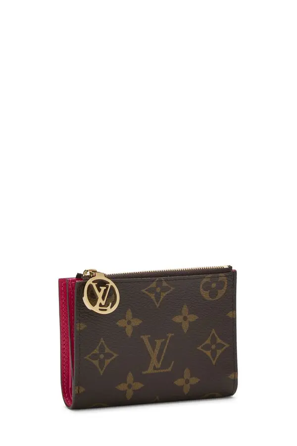 LOUIS VUITTON Purple Monogram Canvas Lisa Wallet - Pink