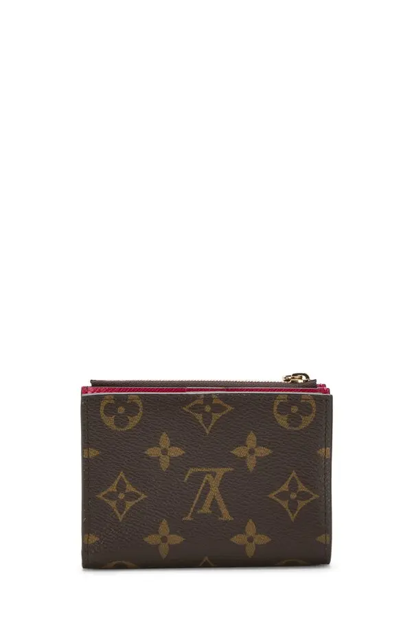 LOUIS VUITTON Purple Monogram Canvas Lisa Wallet - Pink