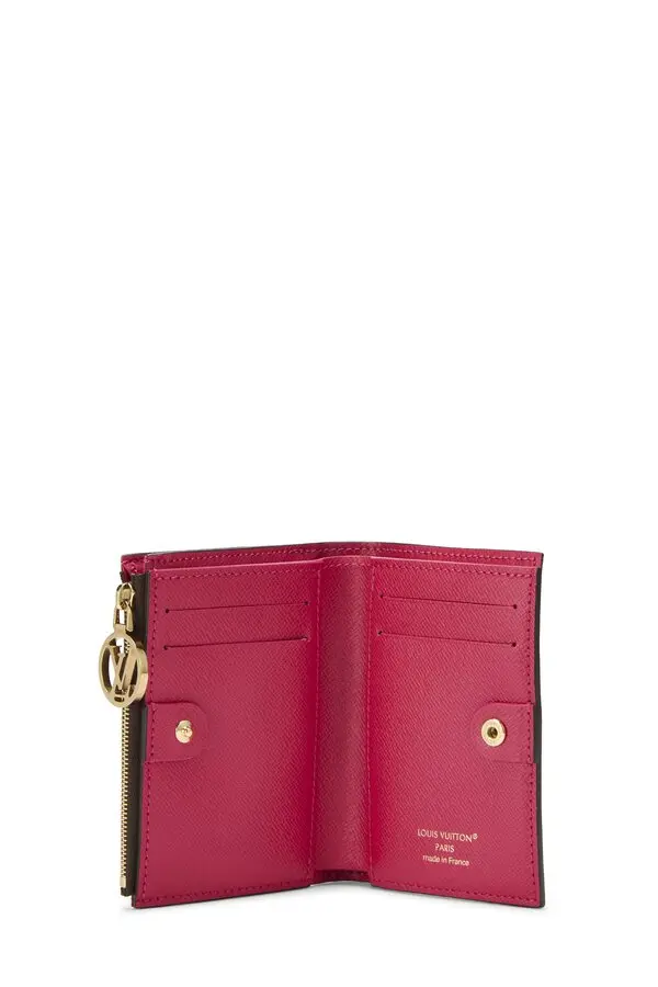 LOUIS VUITTON Purple Monogram Canvas Lisa Wallet - Pink
