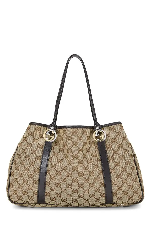 Gucci Original Gg Canvas Twins Tote