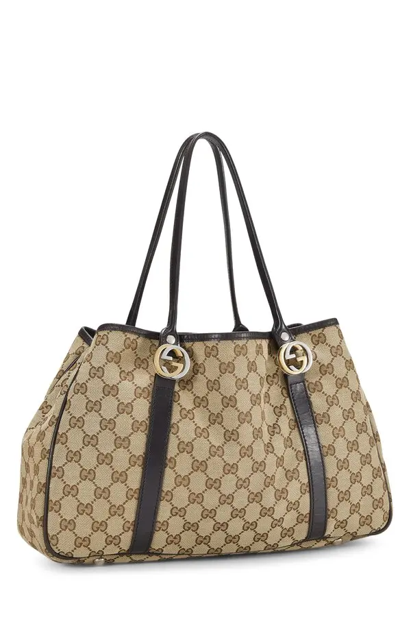 Gucci Original Gg Canvas Twins Tote