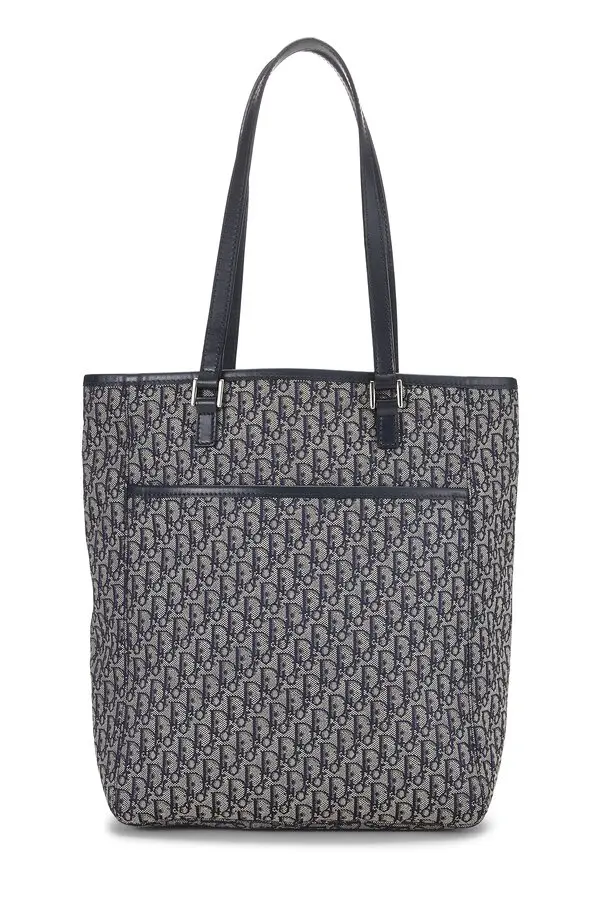 Dior Trotter Canvas Tote - Navy