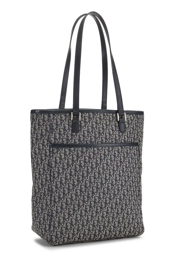 Dior Trotter Canvas Tote - Navy