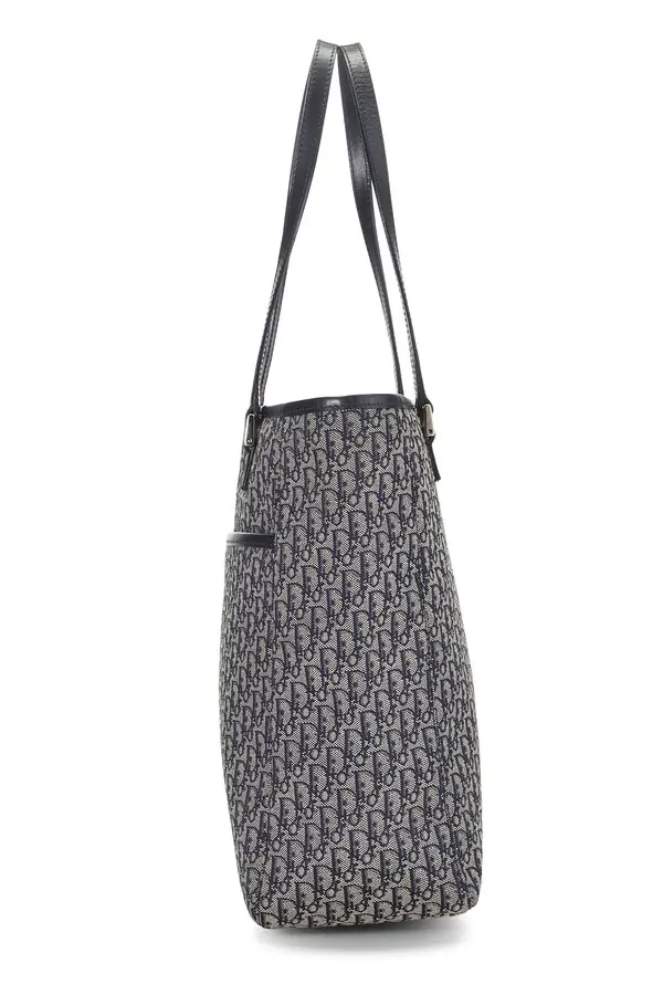 Dior Trotter Canvas Tote - Navy