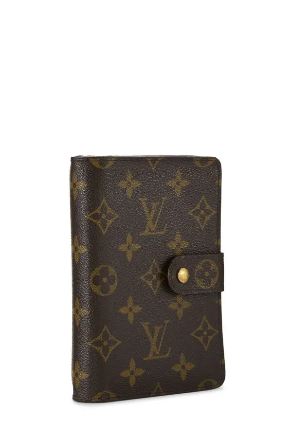 LOUIS VUITTON Monogram Canvas Porte Papier Zipper Wallet