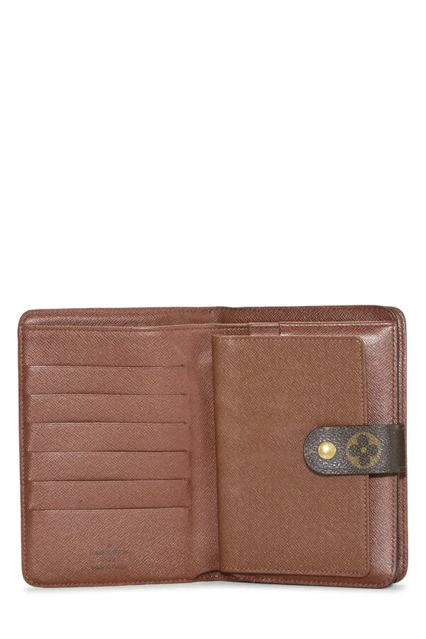 LOUIS VUITTON Monogram Canvas Porte Papier Zipper Wallet
