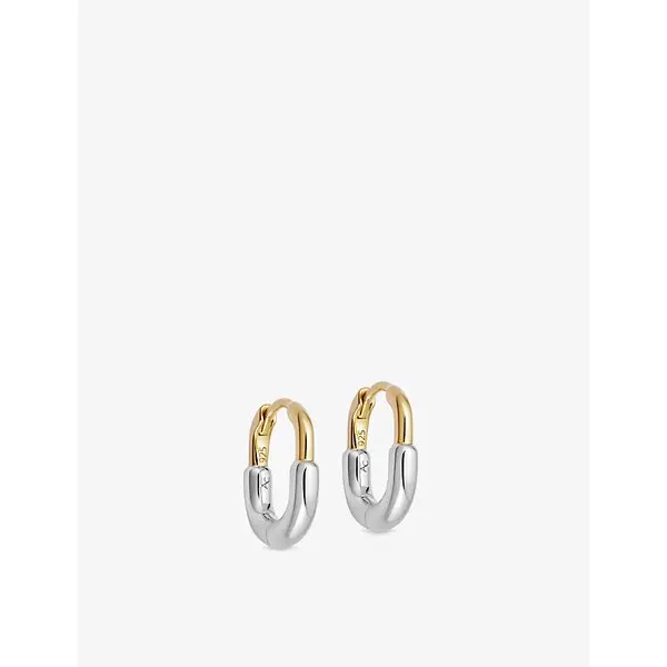Astley Clarke Aurora U-hoop Huggie Earrings - Yellow Gold Vermeil