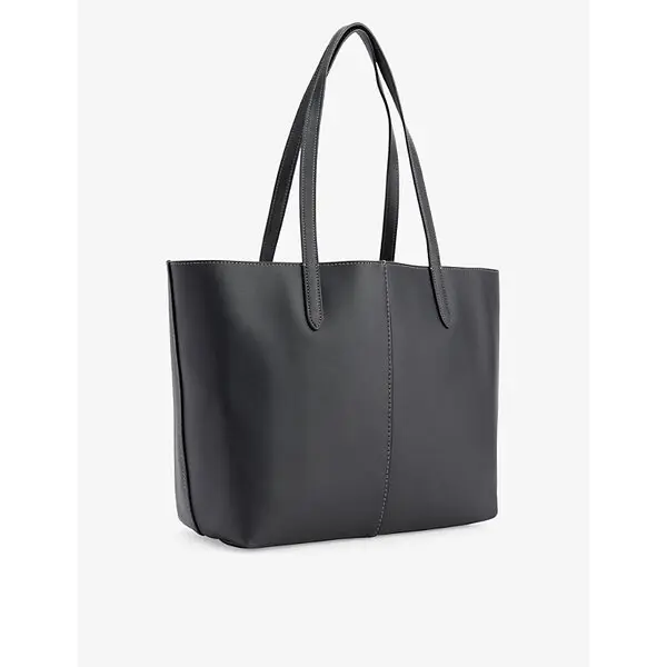 COACH North 32 Branded-plaque Leather Tote Bag