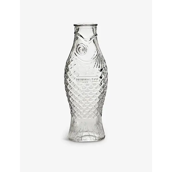 SERAX Paola Navone Fish & Fish Glass Bottle 1l - Clear
