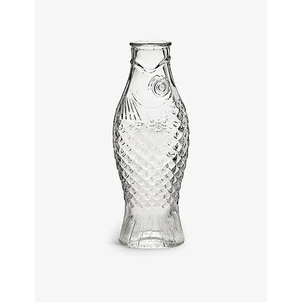 SERAX Paola Navone Fish & Fish Glass Bottle 1l - Clear