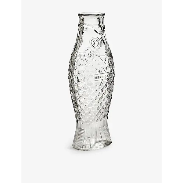 SERAX Paola Navone Fish & Fish Glass Bottle 1l - Clear