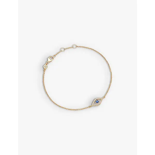 Astley Clarke Fine Biography Evil Eye Bracelet - Solid Yellow Gold