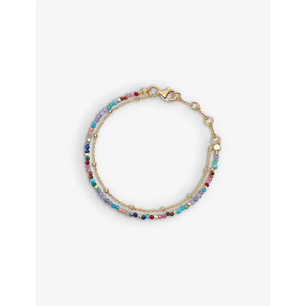 Astley Clarke Biography Gemstone Bracelet - Yellow Gold Vermeil