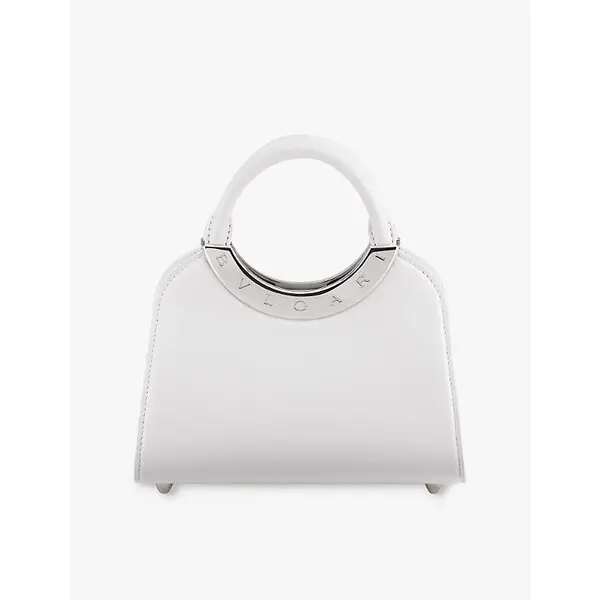 BVLGARI Roma Mini Leather Top-handle Bag