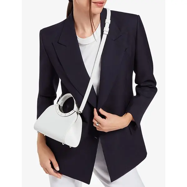 BVLGARI Roma Mini Leather Top-handle Bag