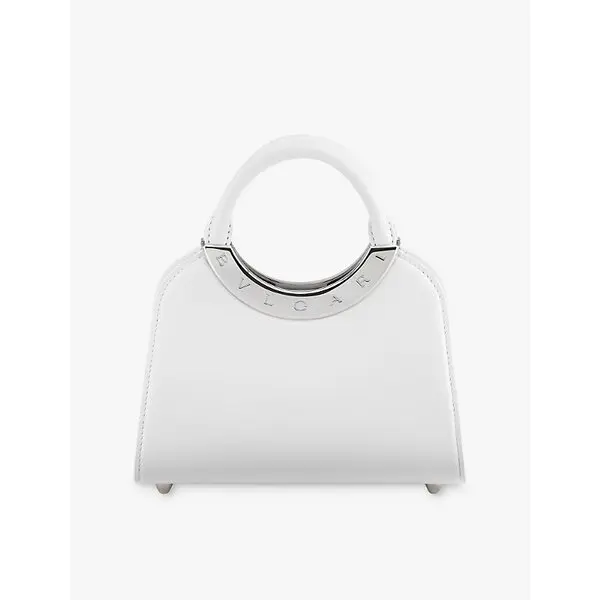 BVLGARI Roma Mini Leather Top-handle Bag