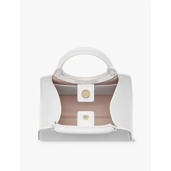 BVLGARI Roma Mini Leather Top-handle Bag