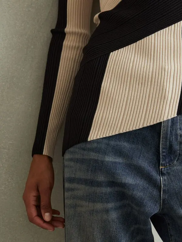 REISS Judy Knitted Top