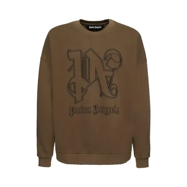 Palm Angels Monogram Statement Crewneck