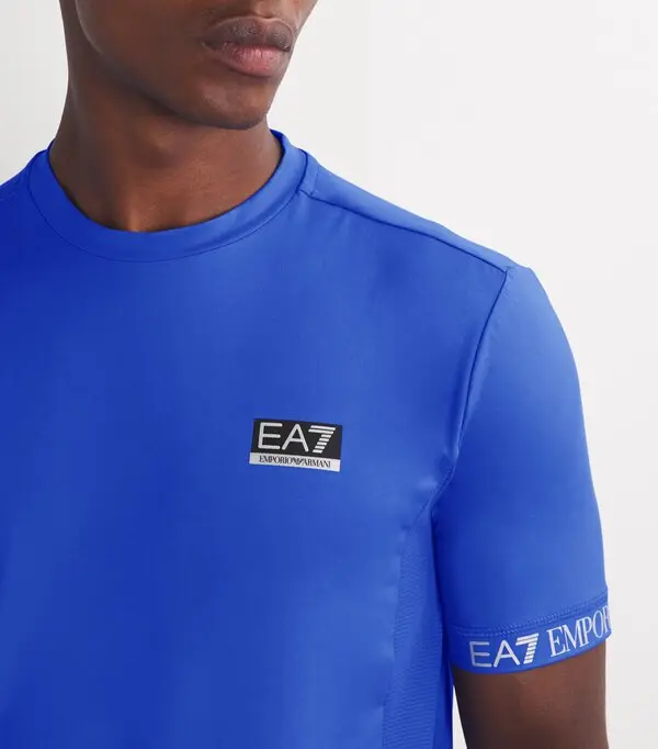 Emporio Armani Ventus7 Logo T-Shirt In Blue - 31% Off | Editorialist