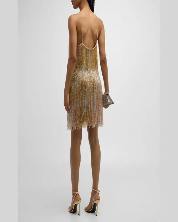 liv foster halter beaded fringe mini dress Emerald Green Strapless Prom Dress with Beaded Corset and Slit – SS089 –  Viniodress