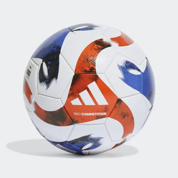 Adidas Tiro Competition Match Ball - White / Black / Team Solar Orange / Royal Blue