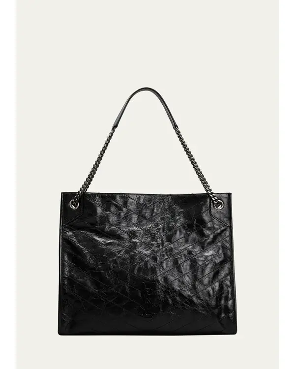 Saint Laurent Niki Shopper Tote Bag - Black