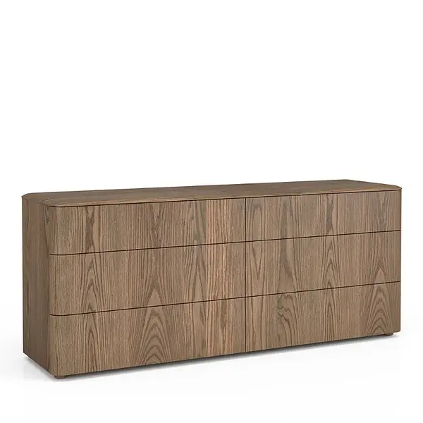 HUPPE Simone Six Drawer Dresser - Brown